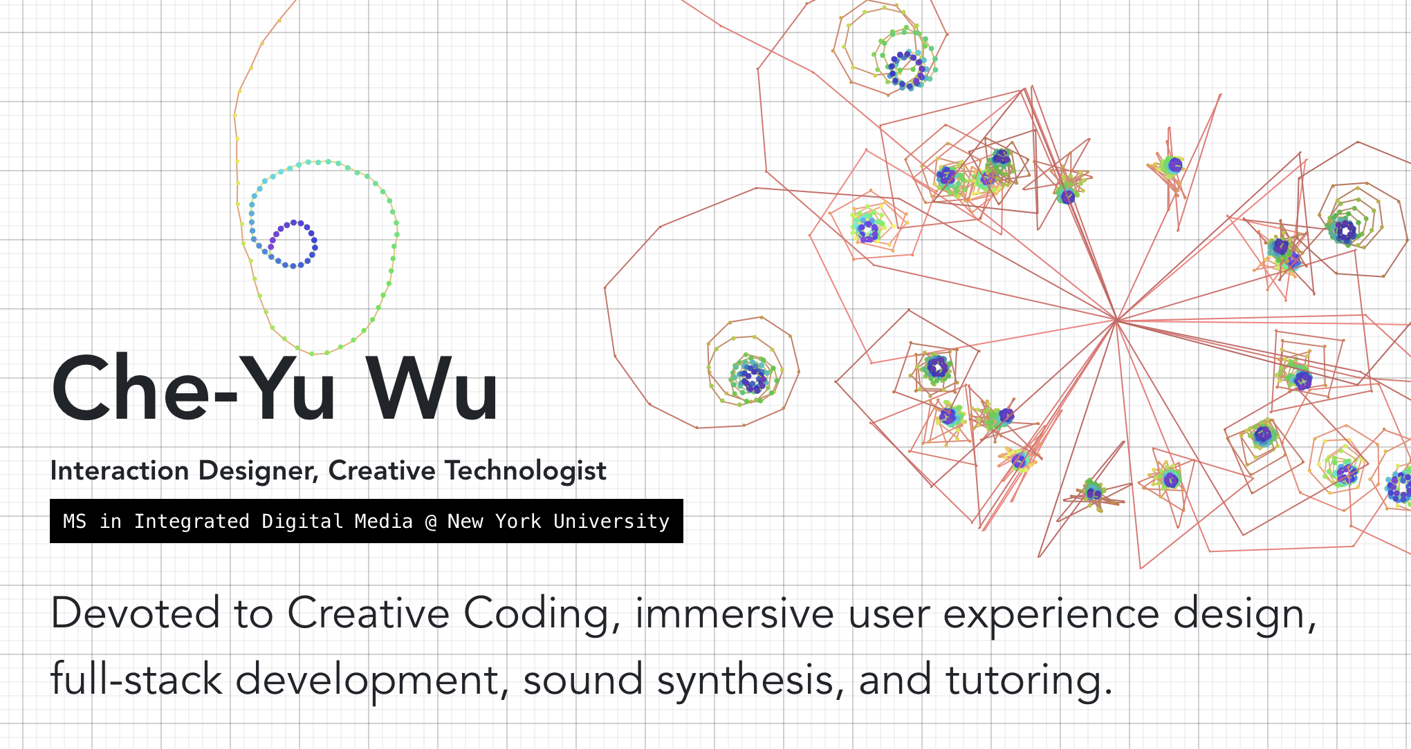 Che-Yu Wu | Interaction Designer | Creative Technologist